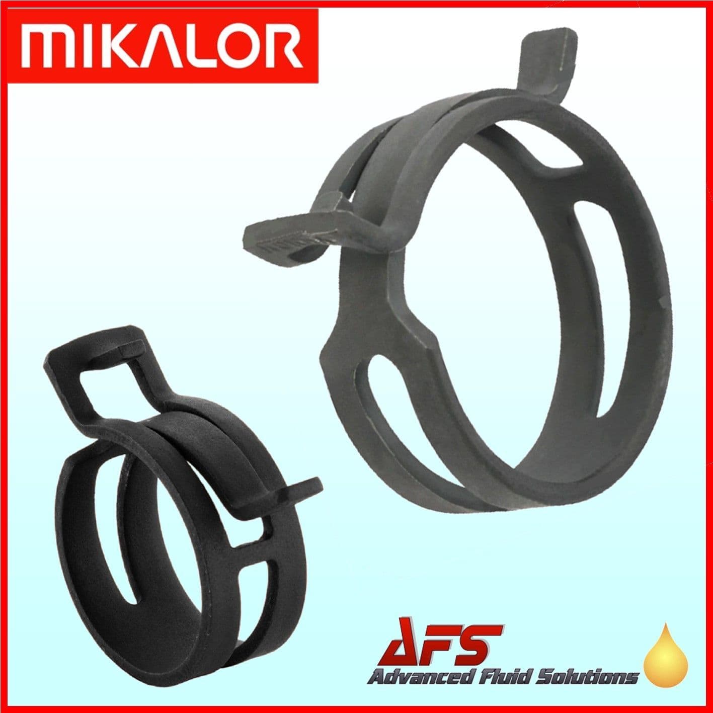 35mm Heavy Duty Spring Band Hose Clip DIN 3021 W1 FBS Clamp