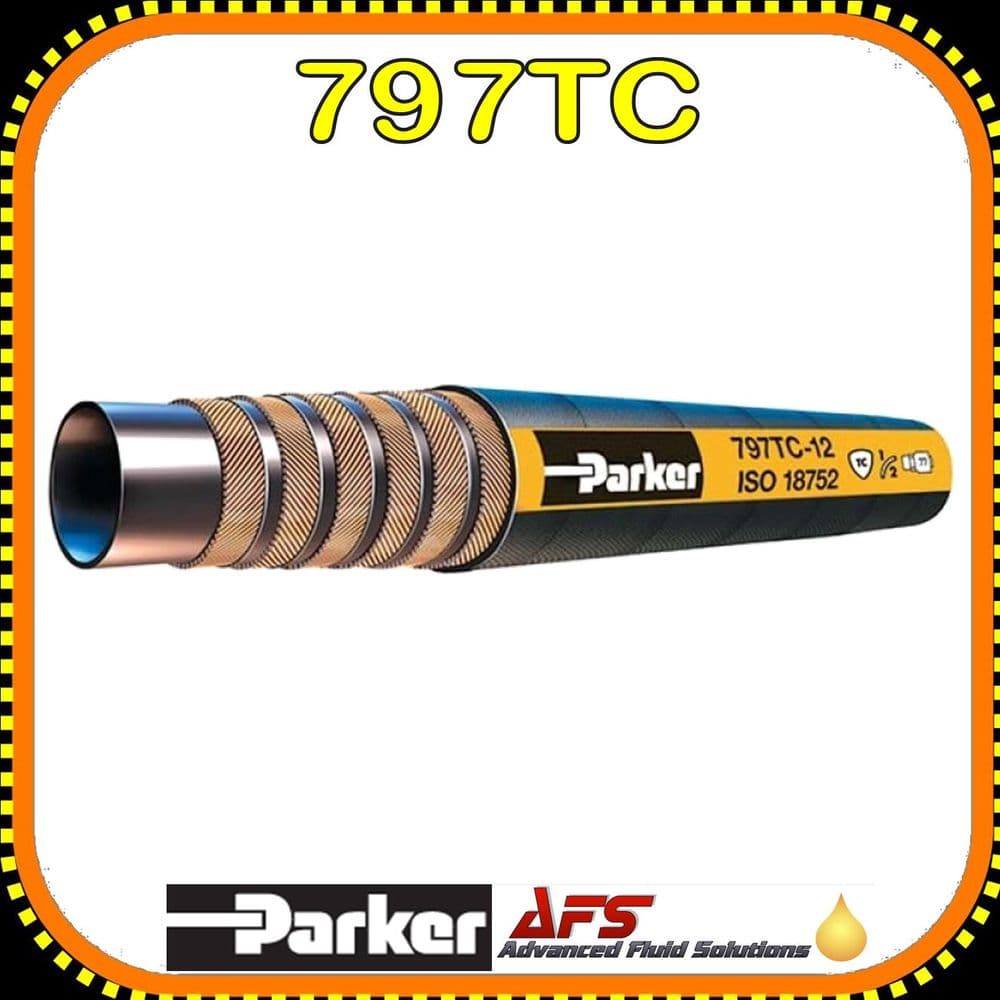 797TC-12 - 3/4 Inch I D Parker Tough Cover Compact Spiral No-Skive ...