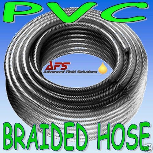 8mm 5/16" Reinforced Clear PVC Braided Hose