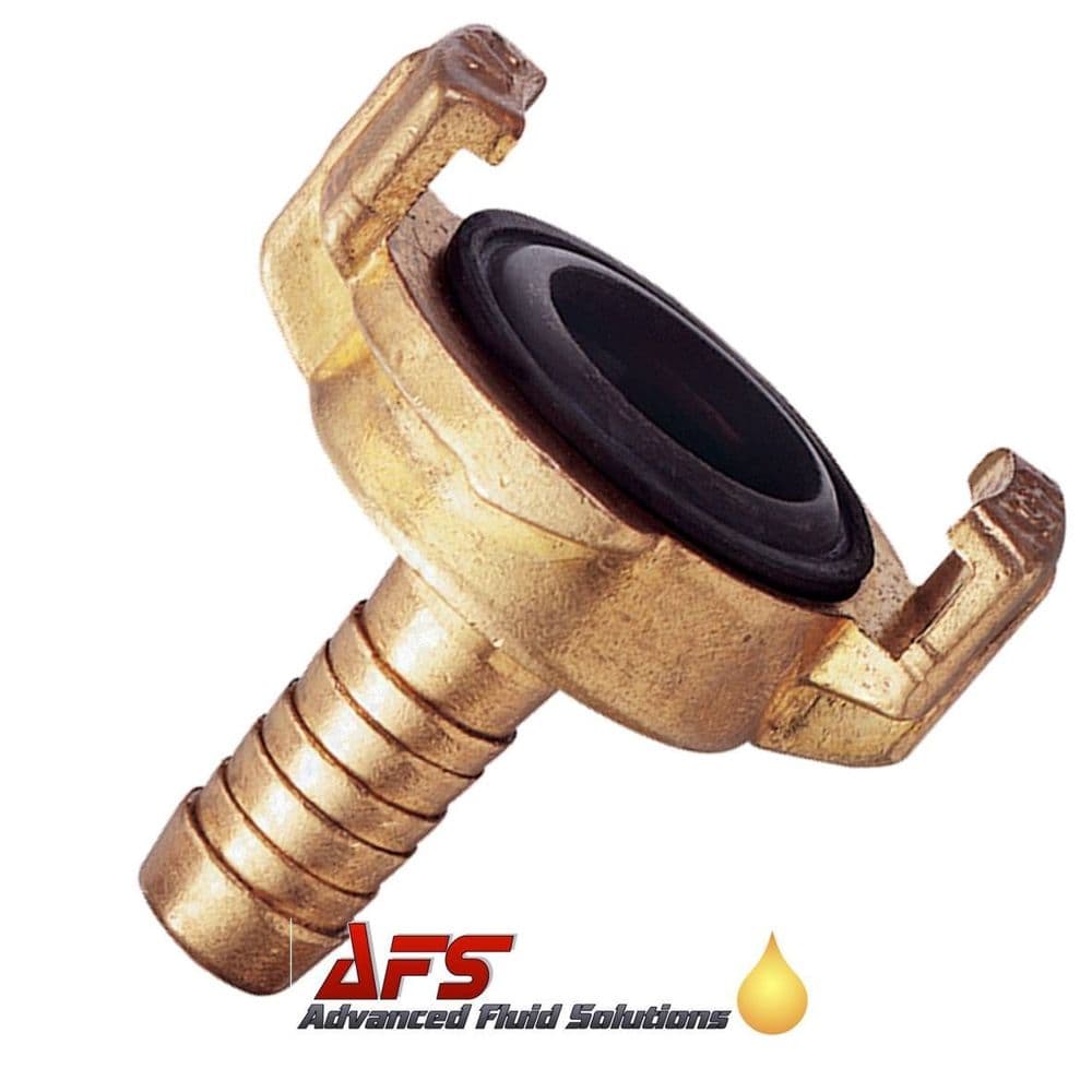 Brass Geka Type Quick Coupling x 1/2 Hosetai for 13mm I D Hose