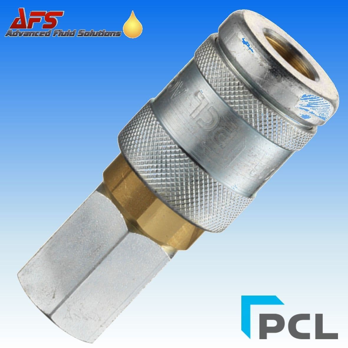 Genuine PCL 3/8 BSP Female 100 Series Coupling Air Line Fitting AC5EF ...