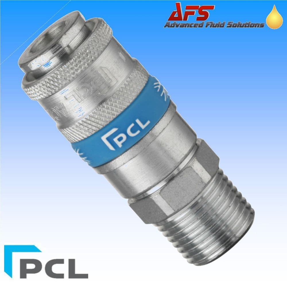 Genuine PCL AirFlow Air Coupling 1/2" BSPT Male AC21JM Airline Fitting ...