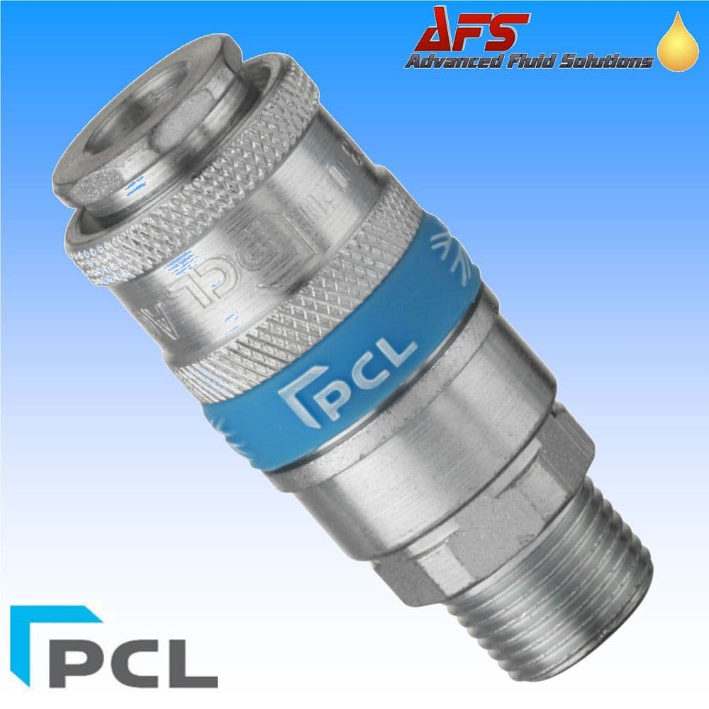 Genuine PCL AirFlow Air Coupling 3/8" BSPT Male AC21EM Airline Fitting ...