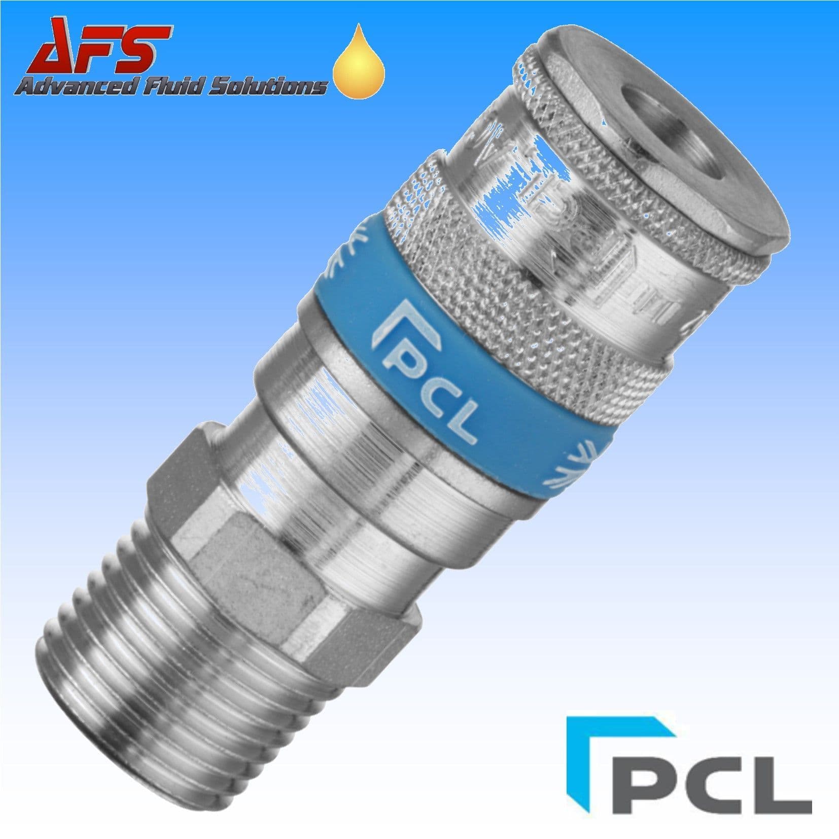 Genuine PCL Vertex Air Coupling 1/2 BSPT Male AC91JM Airline Fitting ...