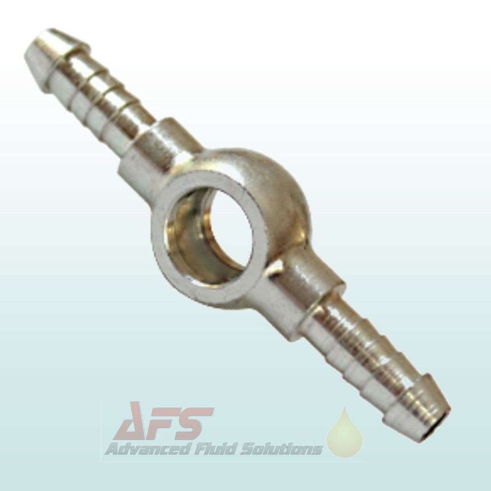 M10 10mm Banjo Fitting x Double 5mm - 6mm Hose Tail