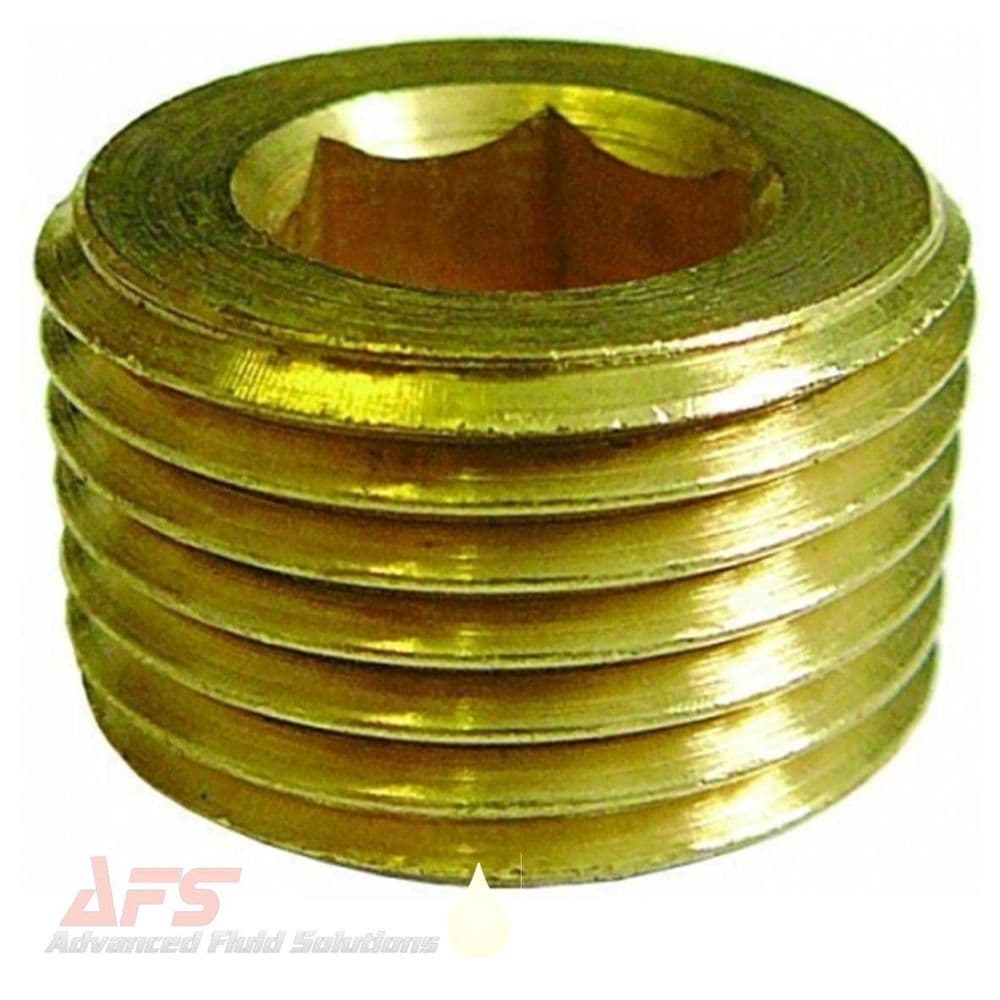 M12 x 1 5 Brass Allen Key Plug Metric
