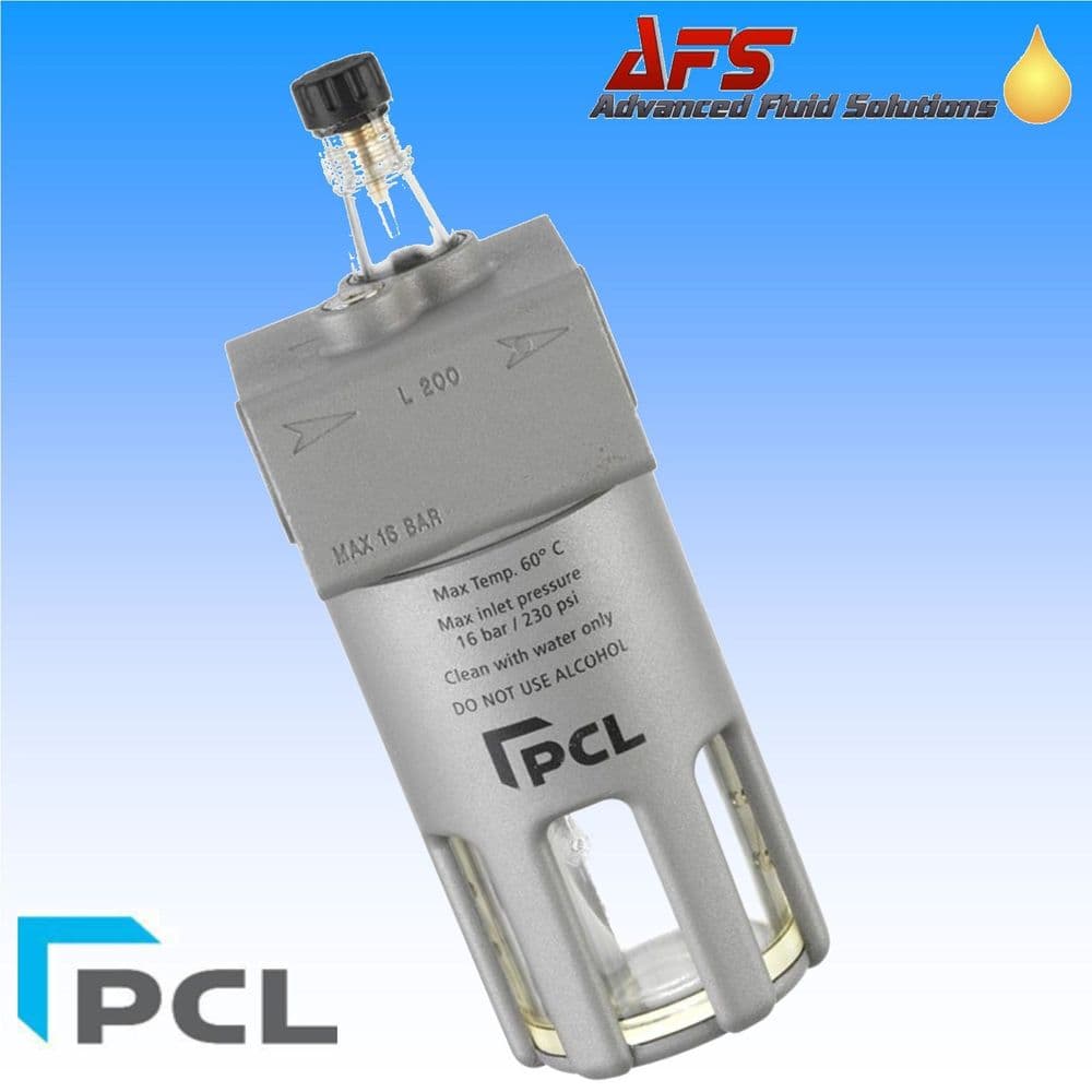 PCL Compressed Air Treatment ATL6 Lubricator 1/4 Port Size