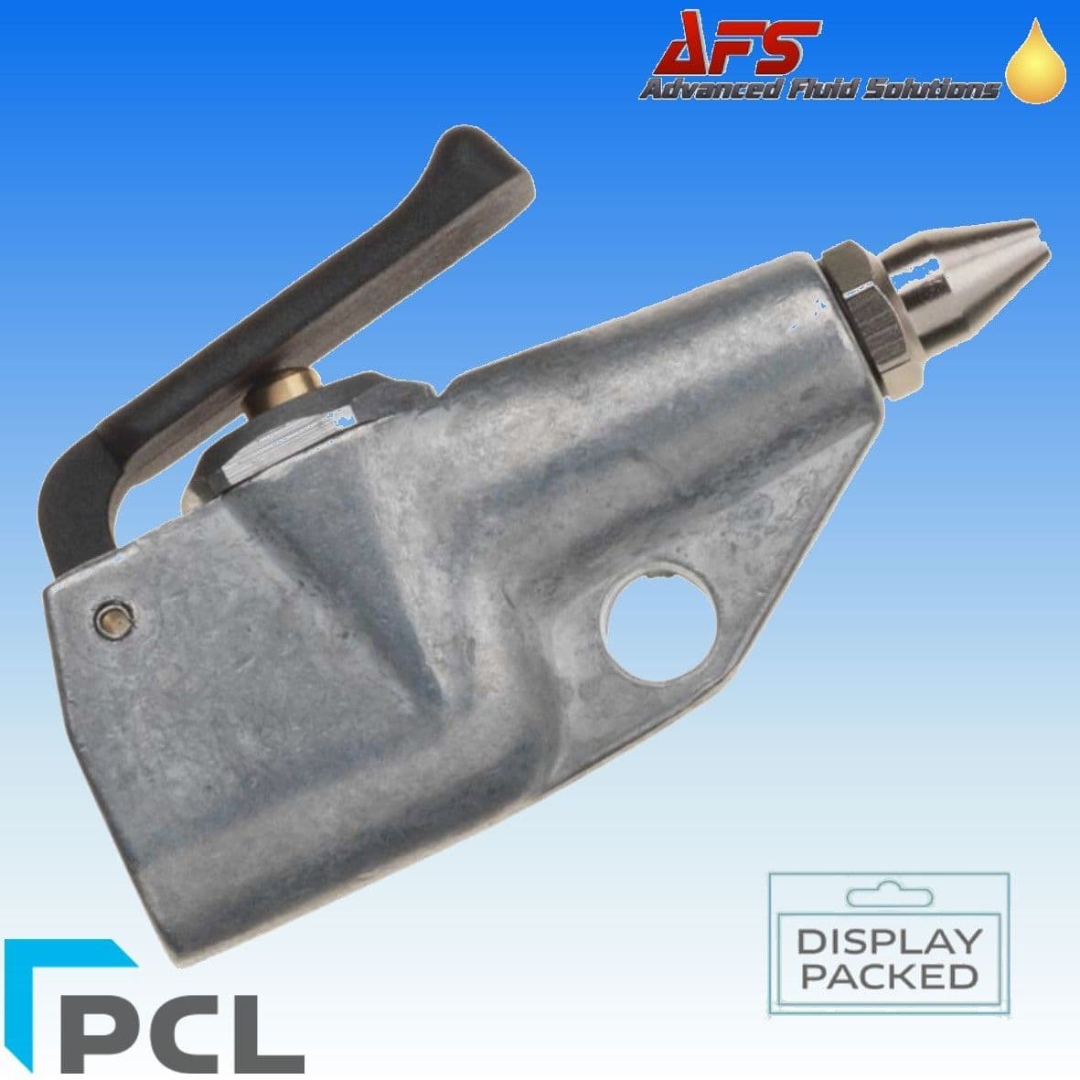 PCL Palm Grip Safety Blowgun BG106 Metal Air Line Blow Gun