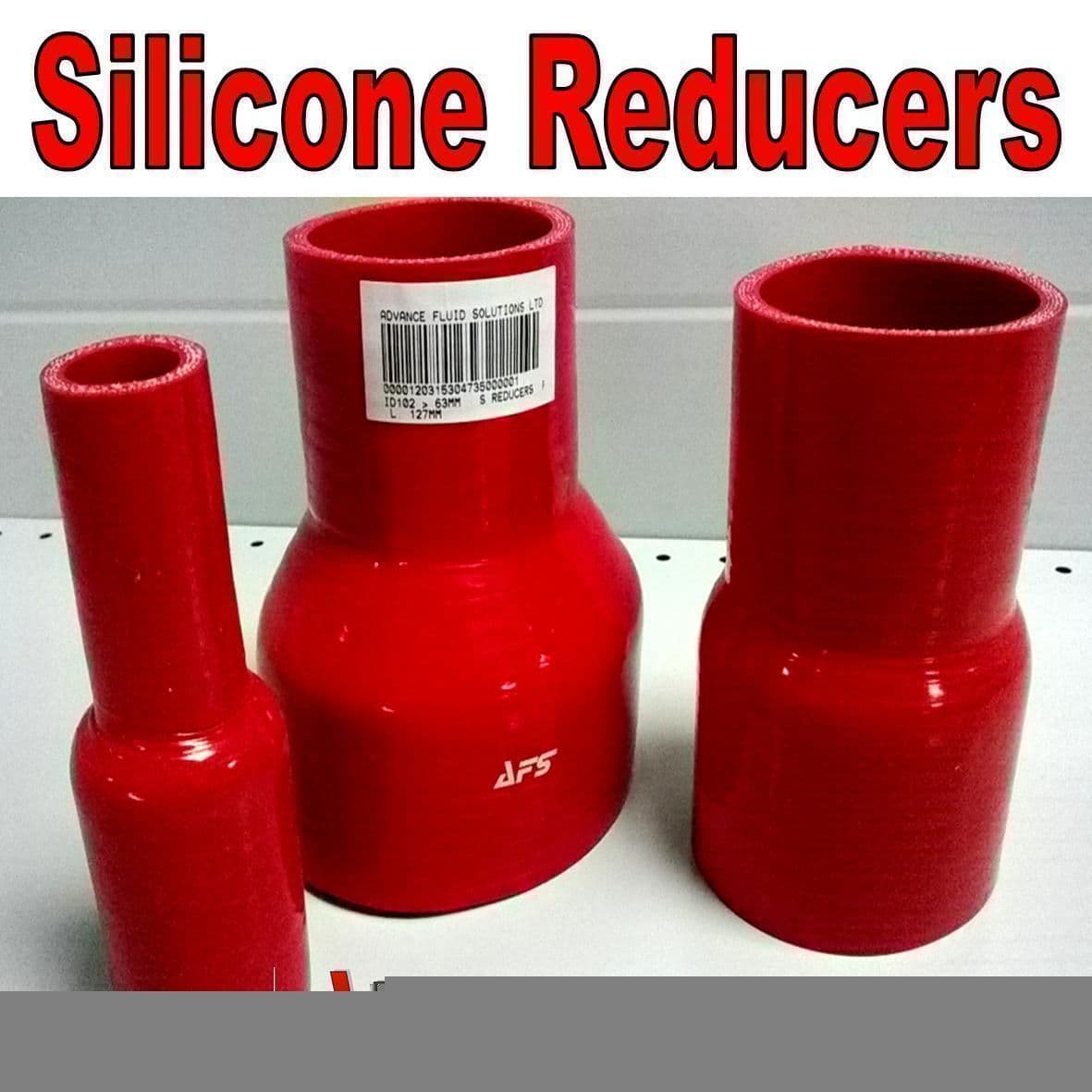 Red 63mm To 45mm Straight Silicone Reducer Reducing Silicon Hose Pipe