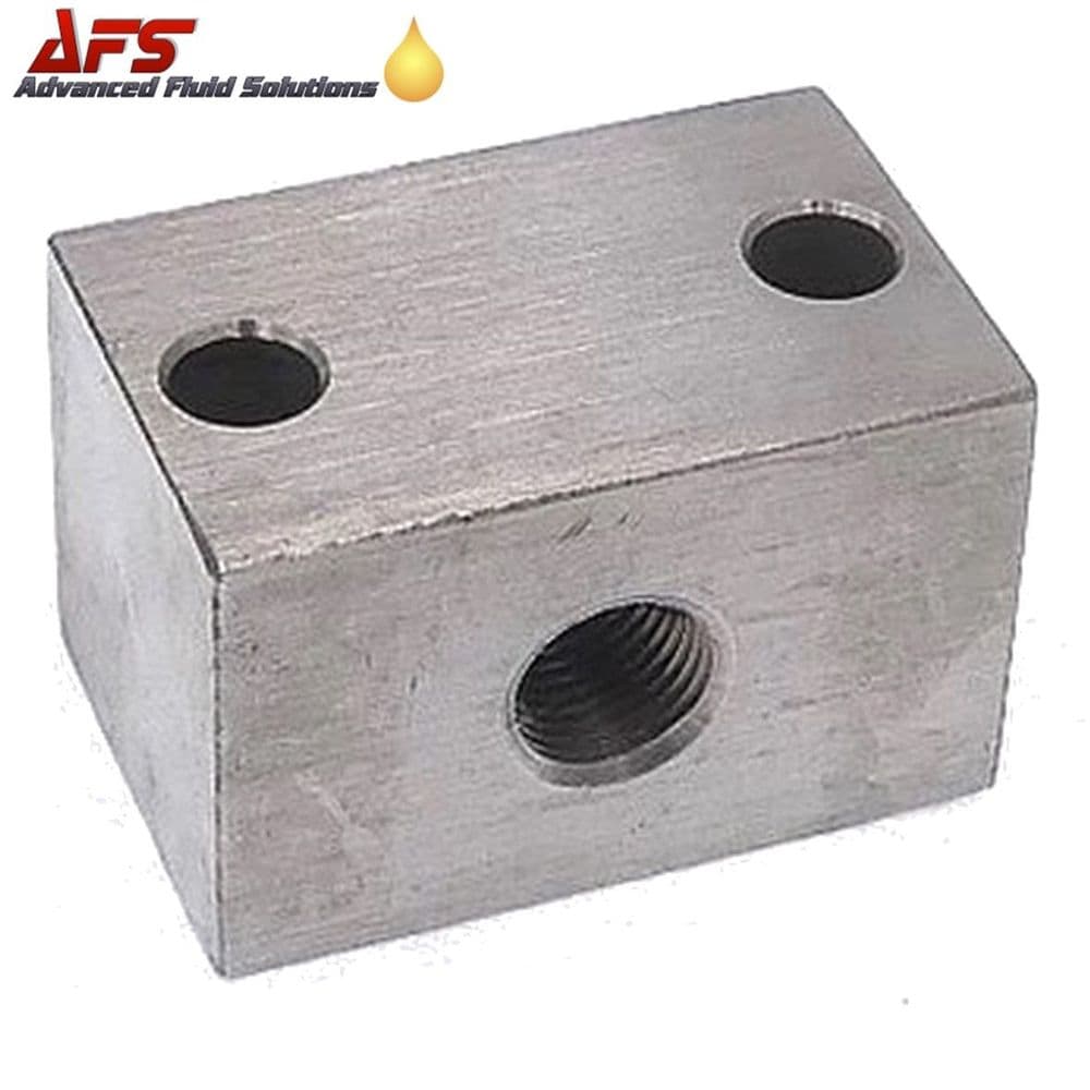 Straight Manifold, 1/8 Inch BSP Thread 1 Way Battery Grease Block for ...