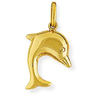 9ct Gold Dolphin Pendant