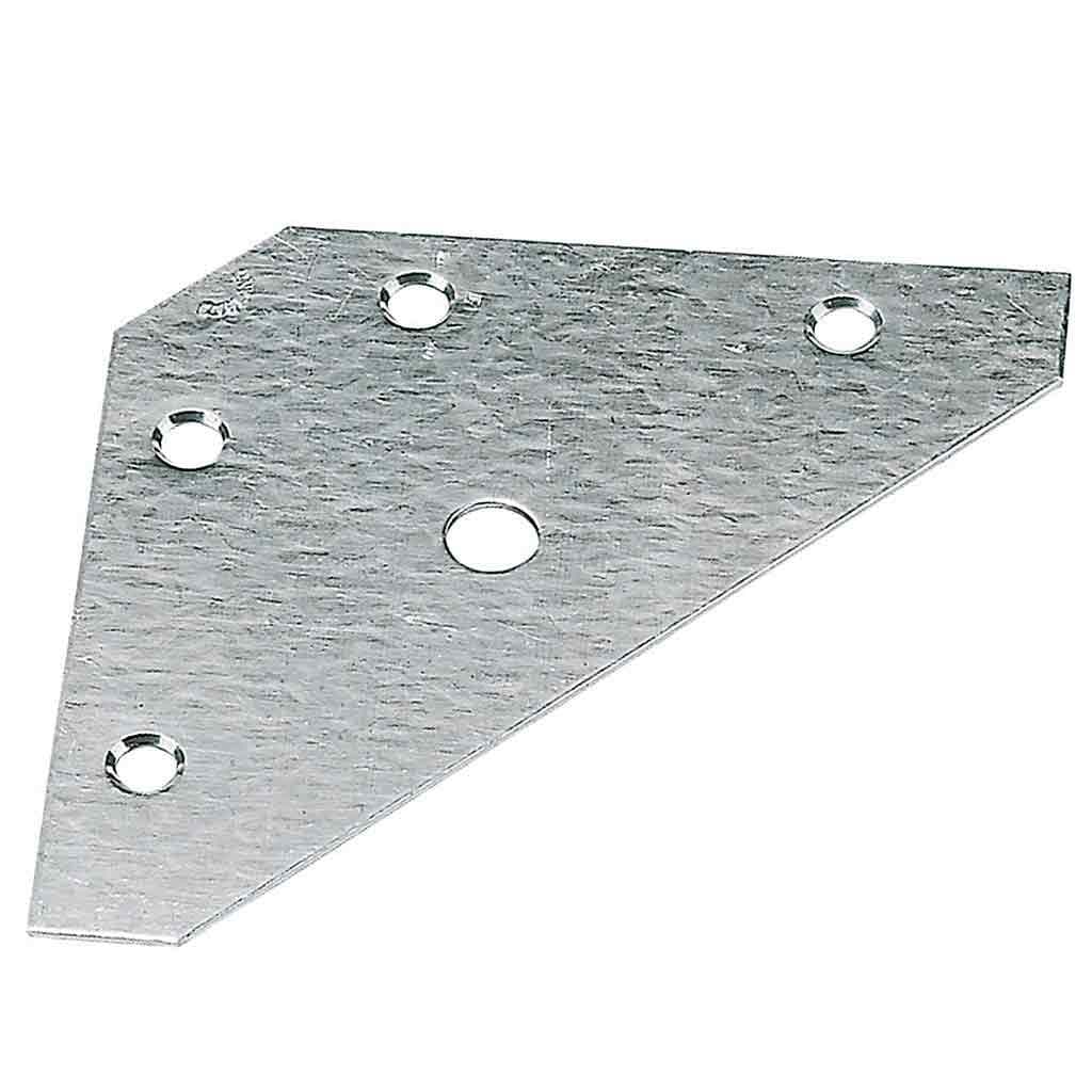 Corner Repair/Reinforcement Plate Zinc Plated 83mm