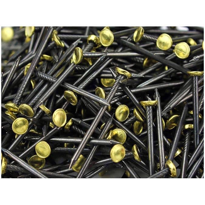 Hardened Picture Pins 25mm Shim Brass Head