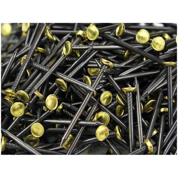 Hardened Picture Pins 25mm Shim Brass Head