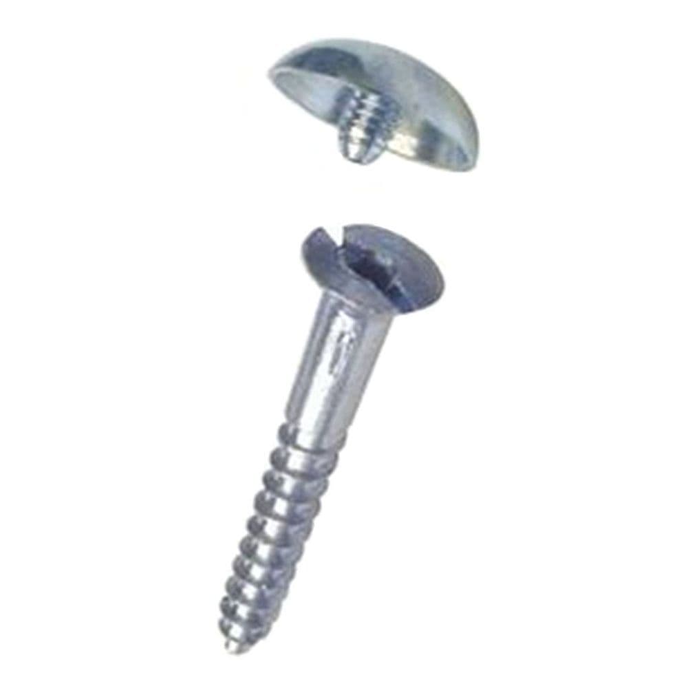 Mirror Screws and Screw-in Mirror Caps Chrome Plated 50mm
