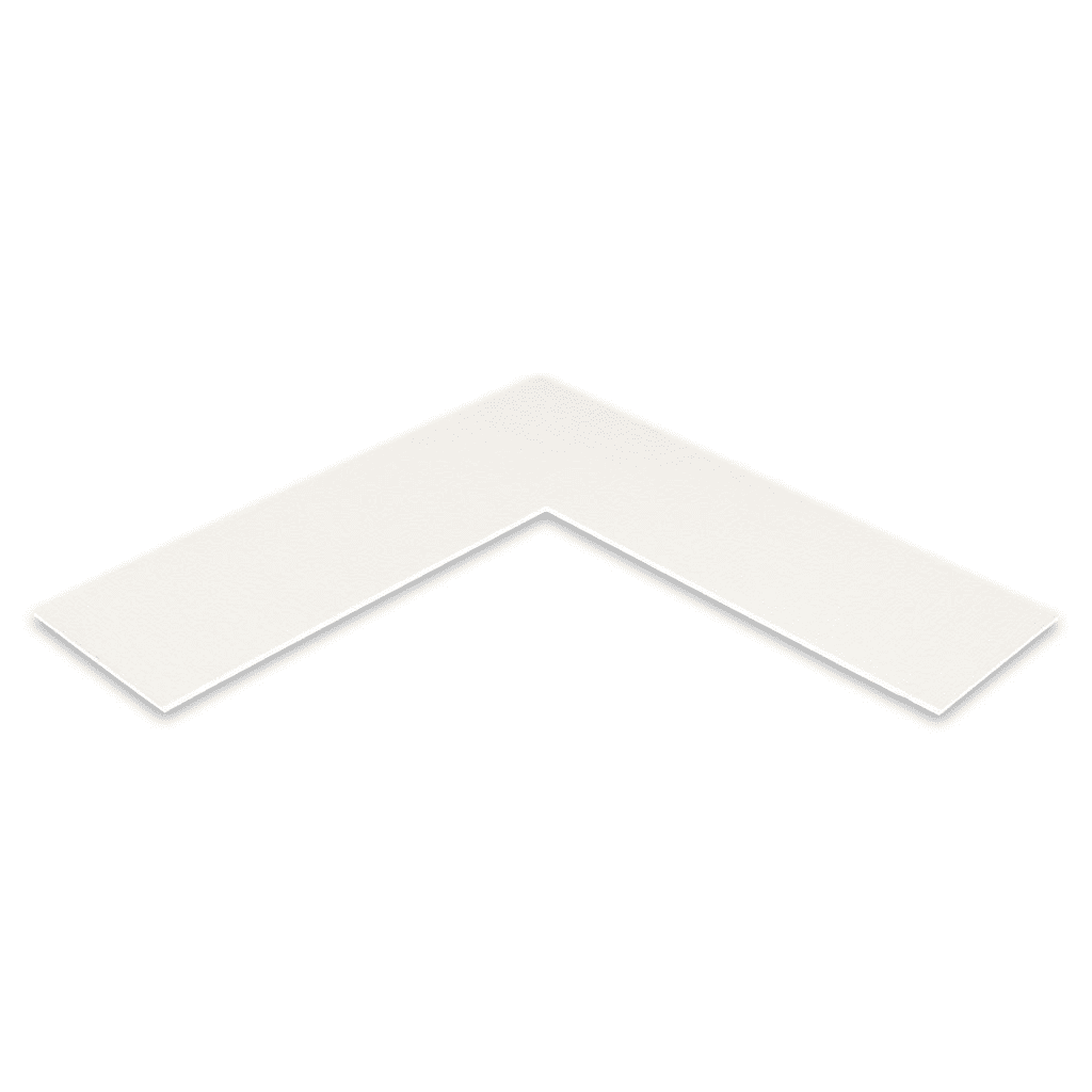 Mountboard - WHITE CORE- 8 sheets of 550x405mm