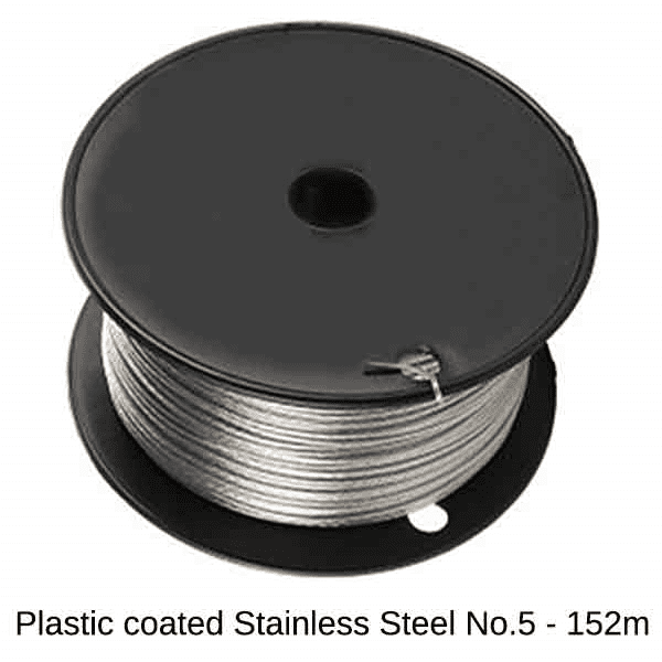 Plastic Coated Wire Stainless Steel 5/19kg - 152m Roll