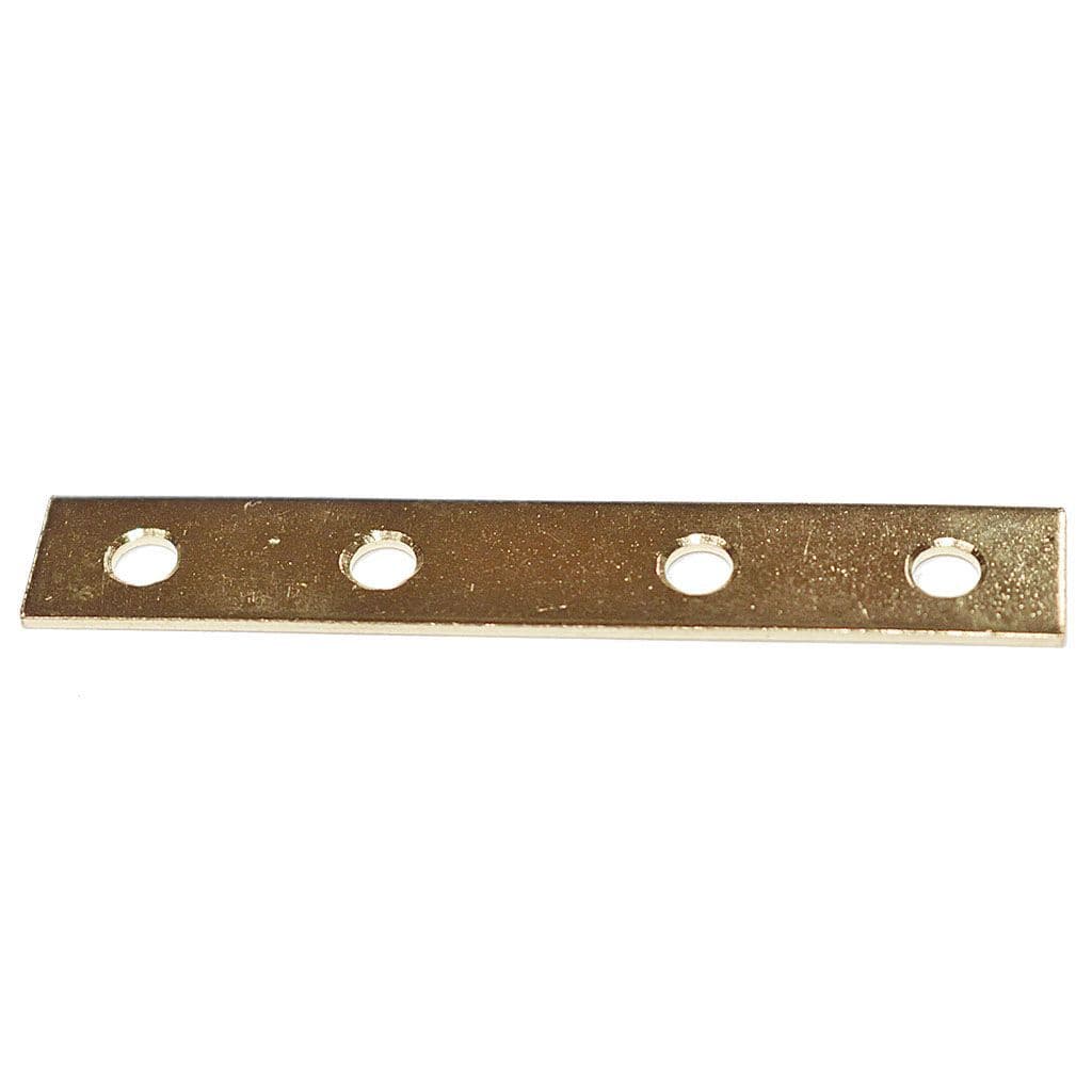 Straight Joining/Reinforcement Plate Solid Brass medium 57mm