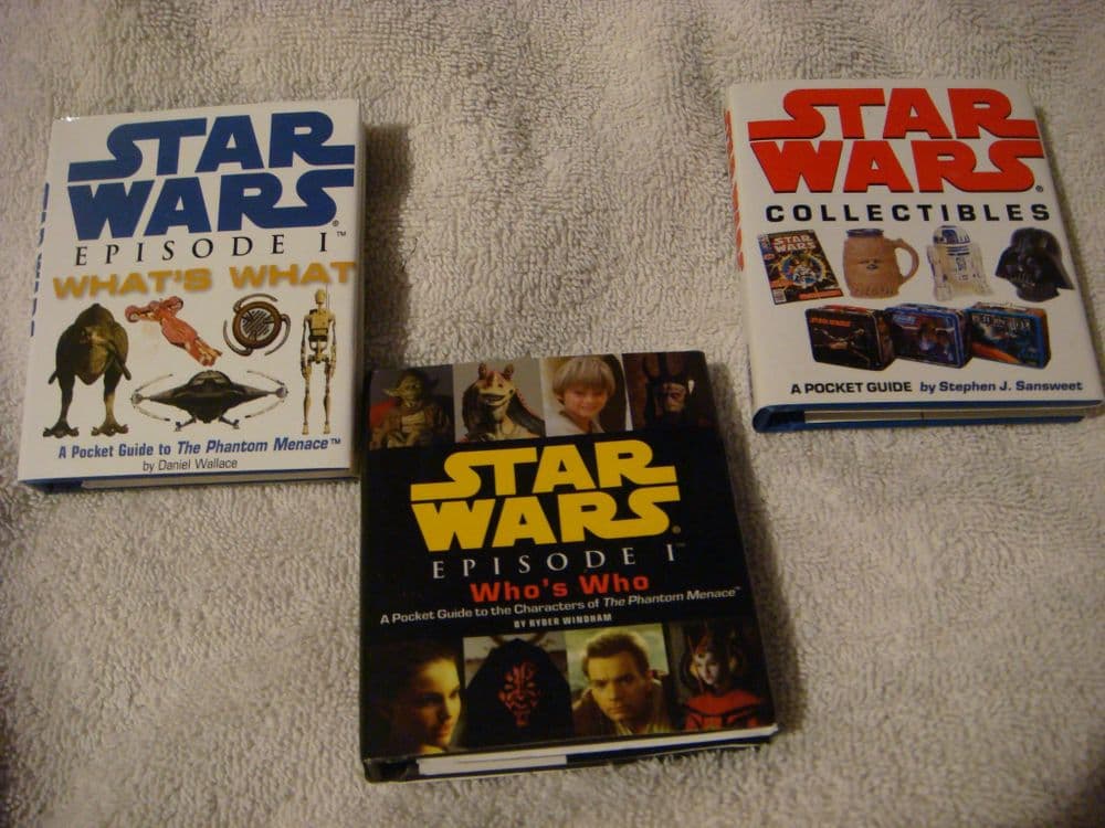 Star Wars mini pocket guide books set of 3