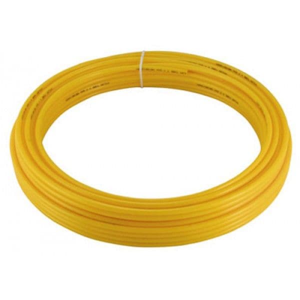 NMF06M-YELLOW. 6mm OD Yellow Nylon Tubing 30 Metre Coils