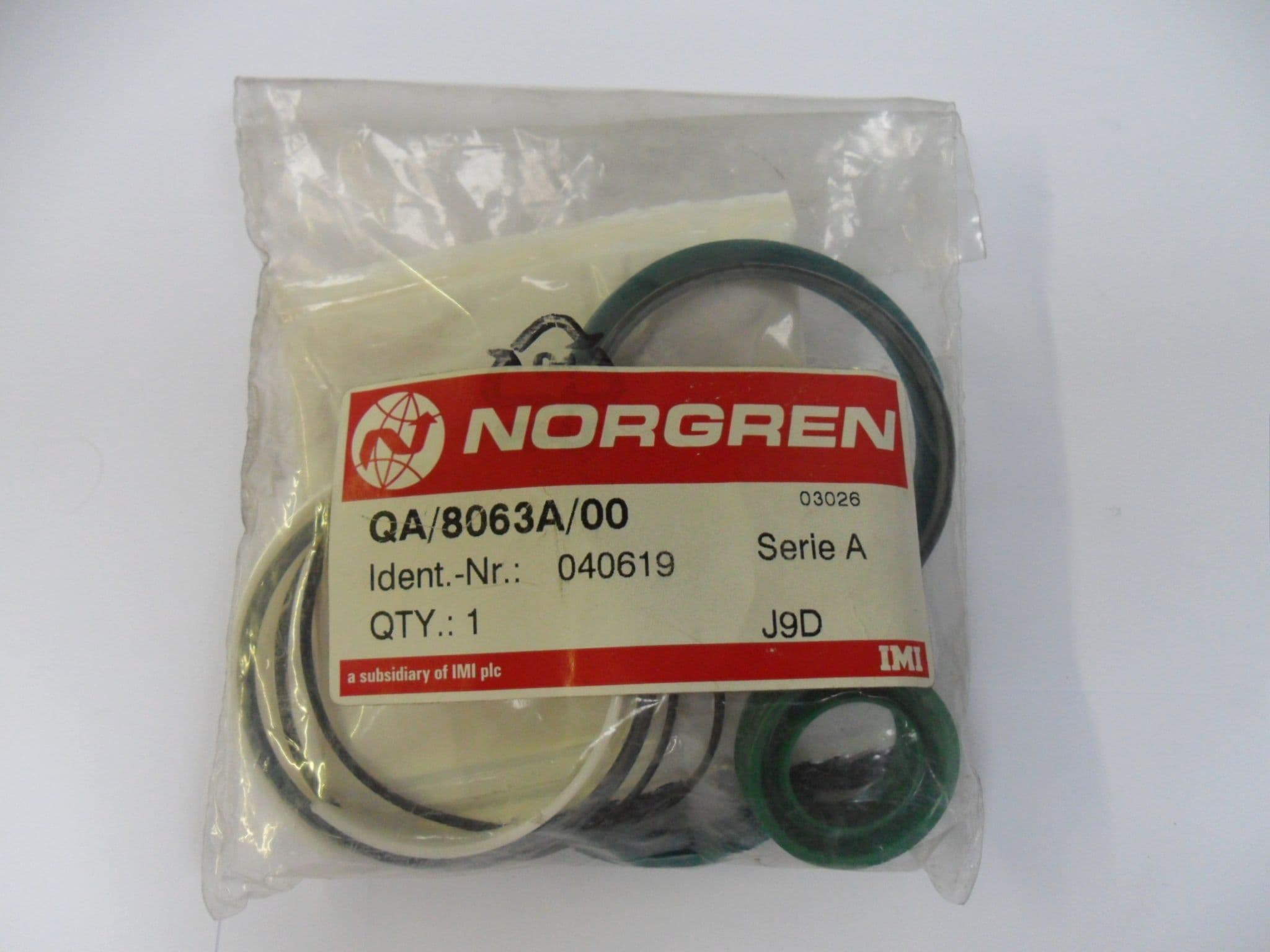 Norgren Cylinder Seal Kit QA/8063A/00