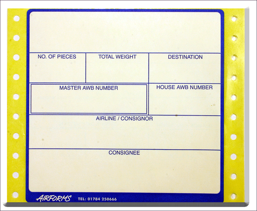 Air Consignment Labels 127mm x 125 4mm Boxed in 2000 s Prices from 51 ...