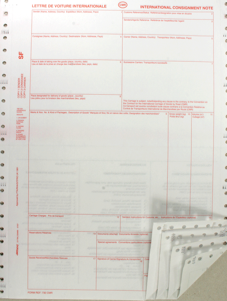 CMR - Continuous 4 part sets