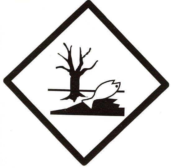L Marine Pollutant - Environmentally Hazardous Substances Package Label ...