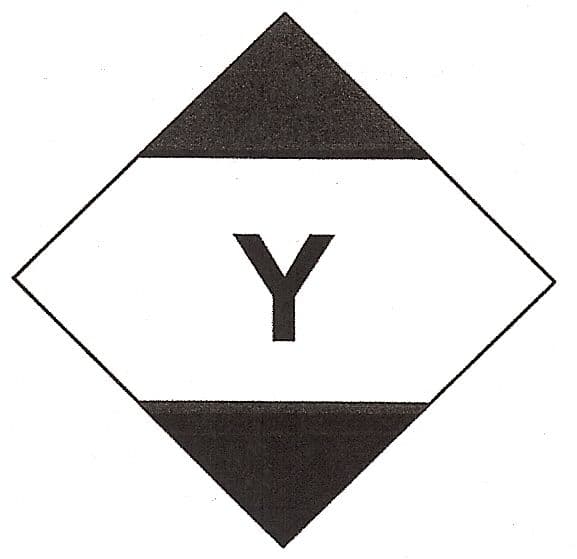 VYLIM Limited Quantity Y Air Freight Package Label 100mm x 100mm ...