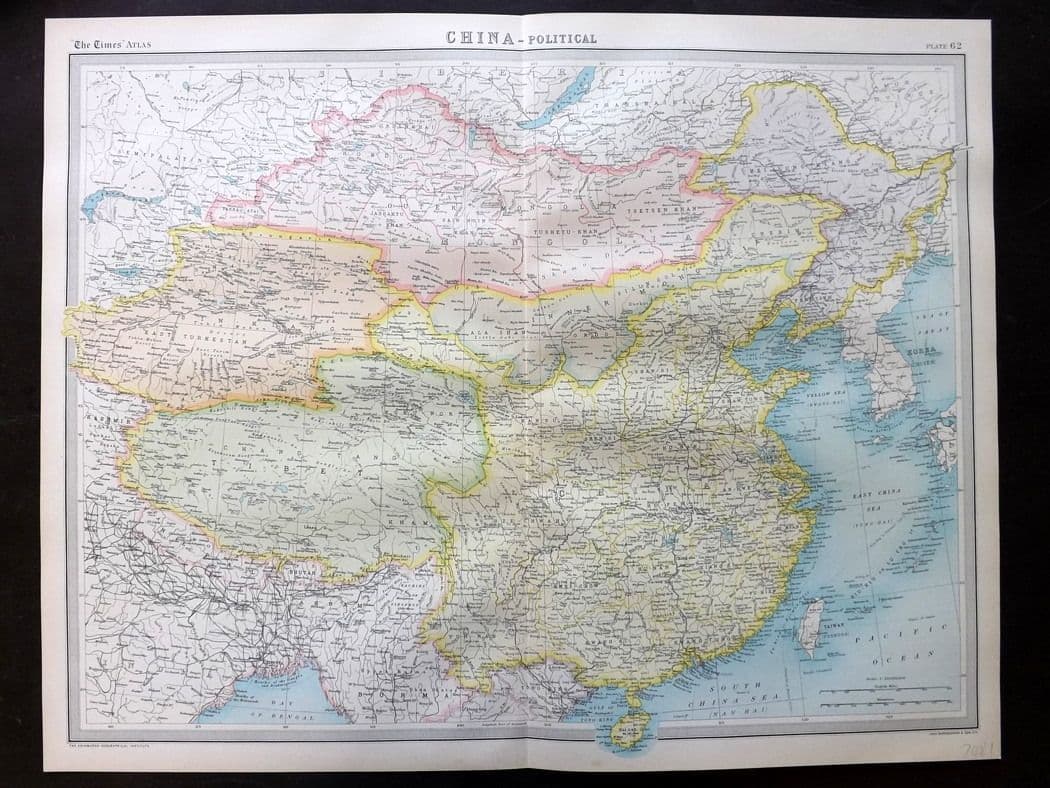 Political Map Of China China Atlas
