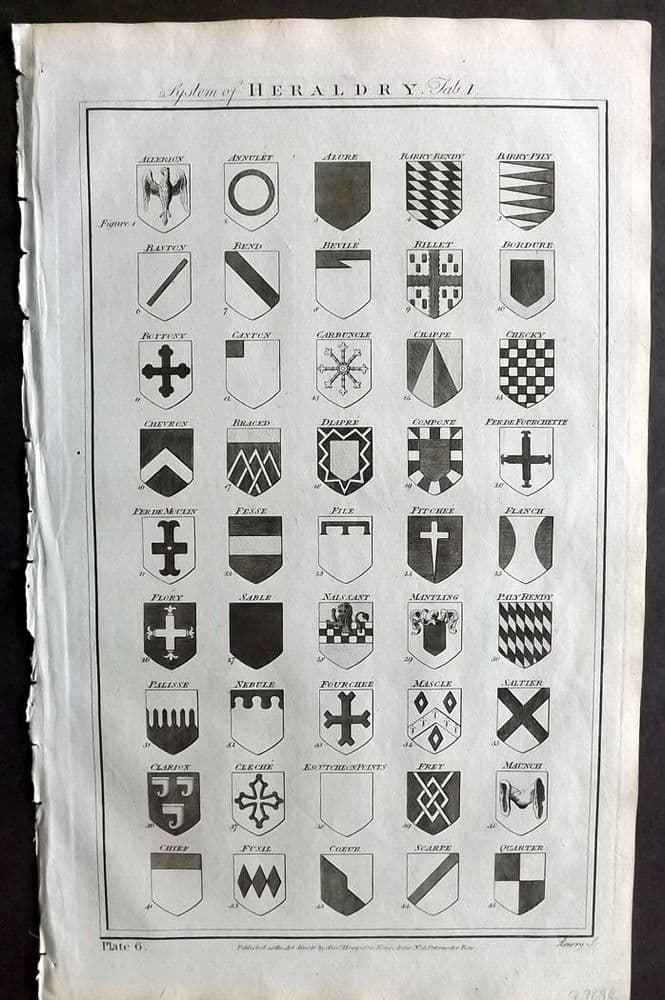 Howard 1796 Folio Print System of Heraldry 06