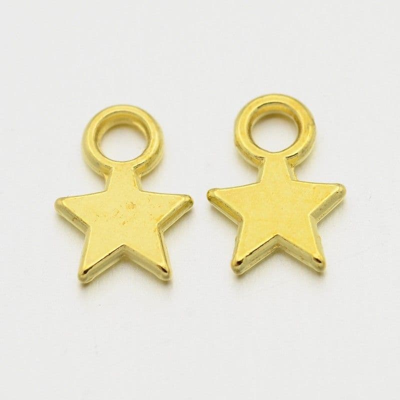 Little Gold Star Charms 20
