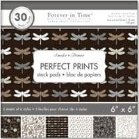 Paper Pack 15x15cm 30 sheets - Smoke