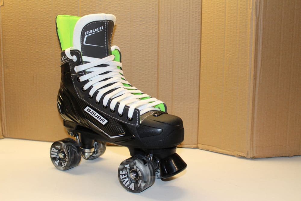 Bauer Quad Skates Complete with Airwave wheels - Black/Grey