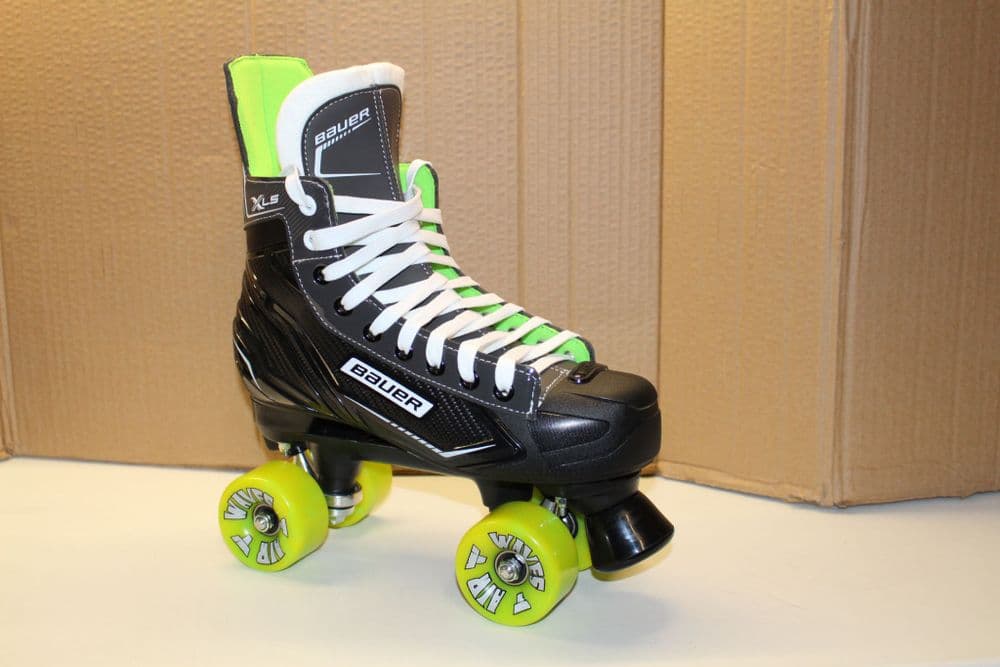 Bauer Quad Skates Complete with Airwave wheels - Lime Green