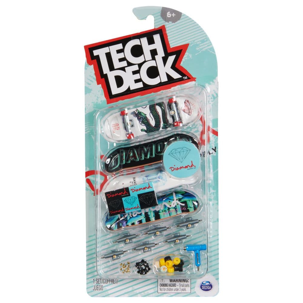 Tech Deck Deluxe 4 Pack - Diamond