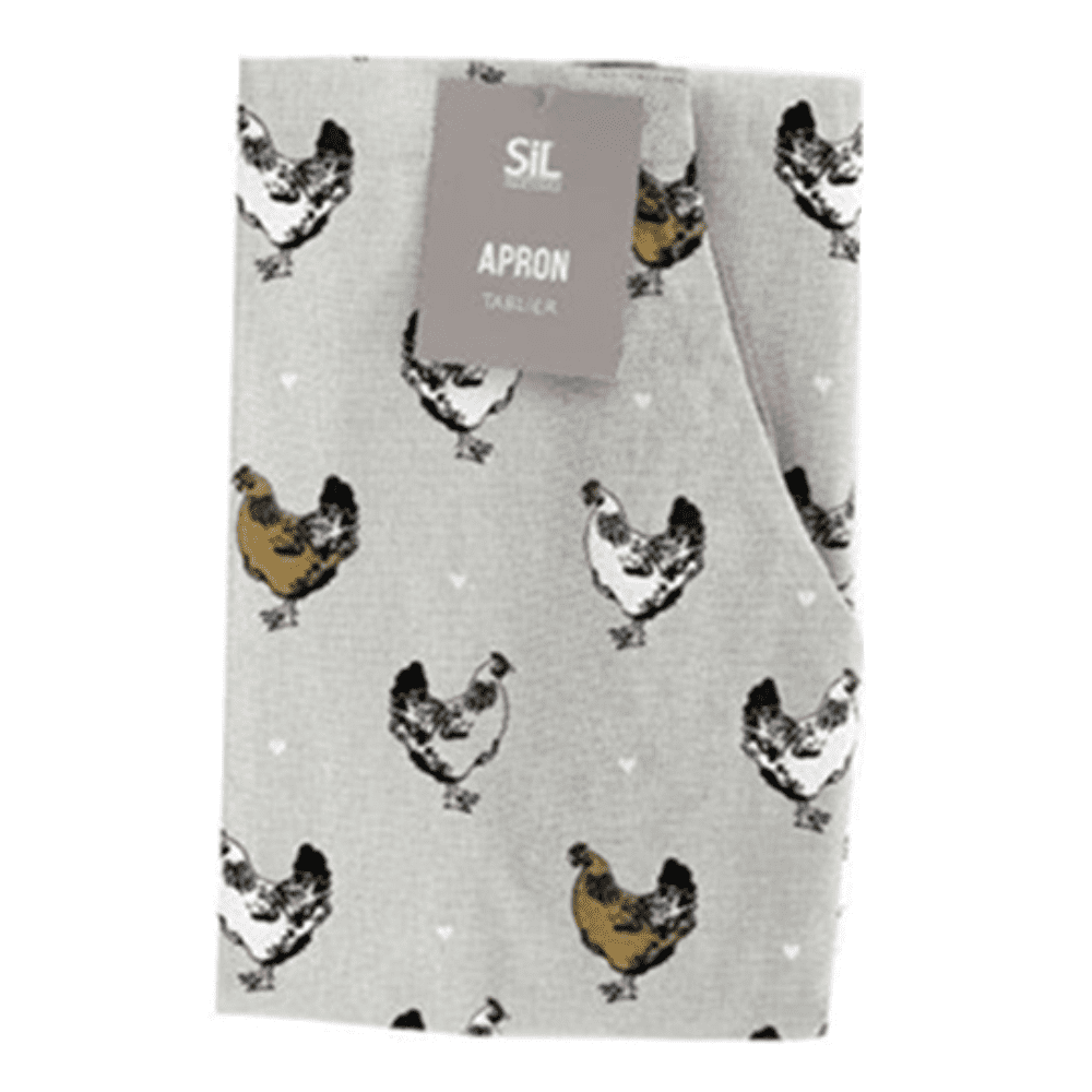 Chicken Hen Design Cotton Apron From The Country Kitchen Collection