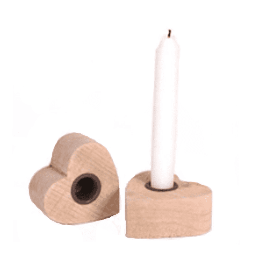 Driftwood Heart Shape Candle Holder