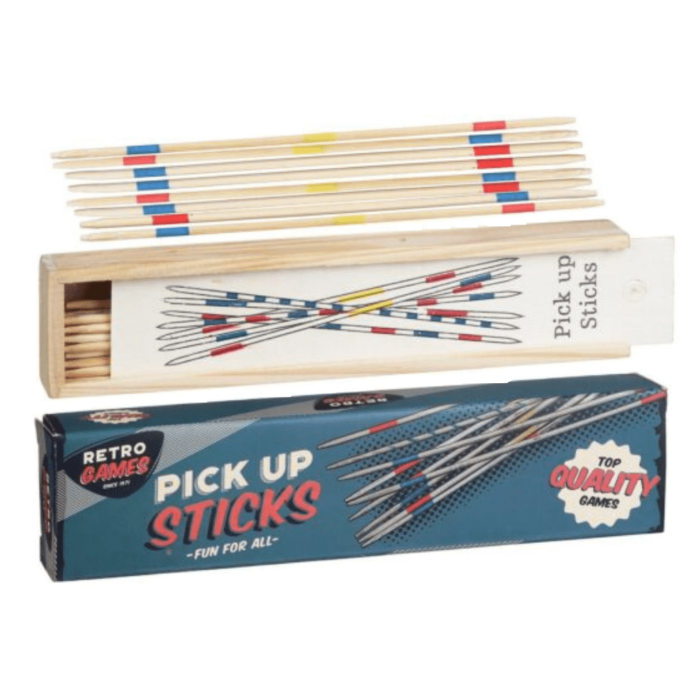 Retro Wooden Pick Up Sticks Game