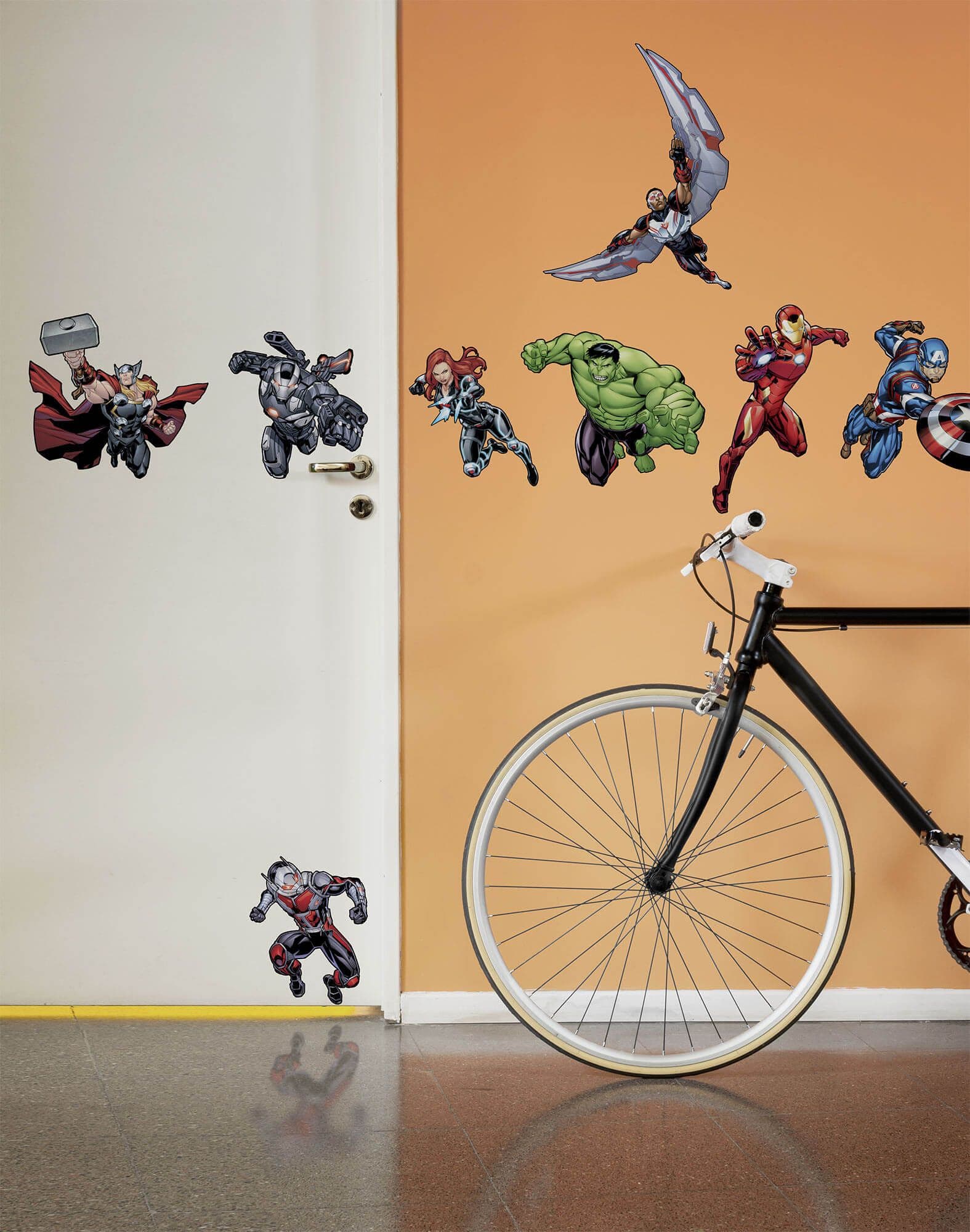 Avengers Characters kids room wall decal stickers 100x70cm | Shop online