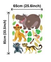 Disney Lion Guard Interior wall decal sticker 65x85cm | Shop online