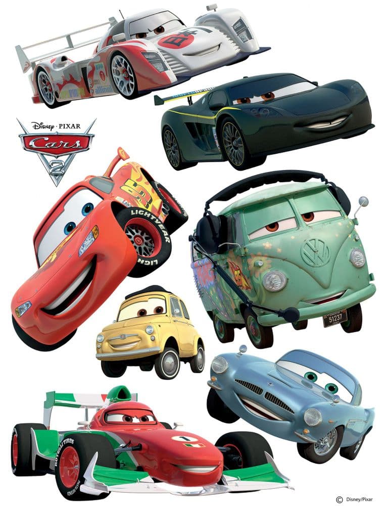 Disney Cars Interior wall decal sticker 65x85cm | Shop online