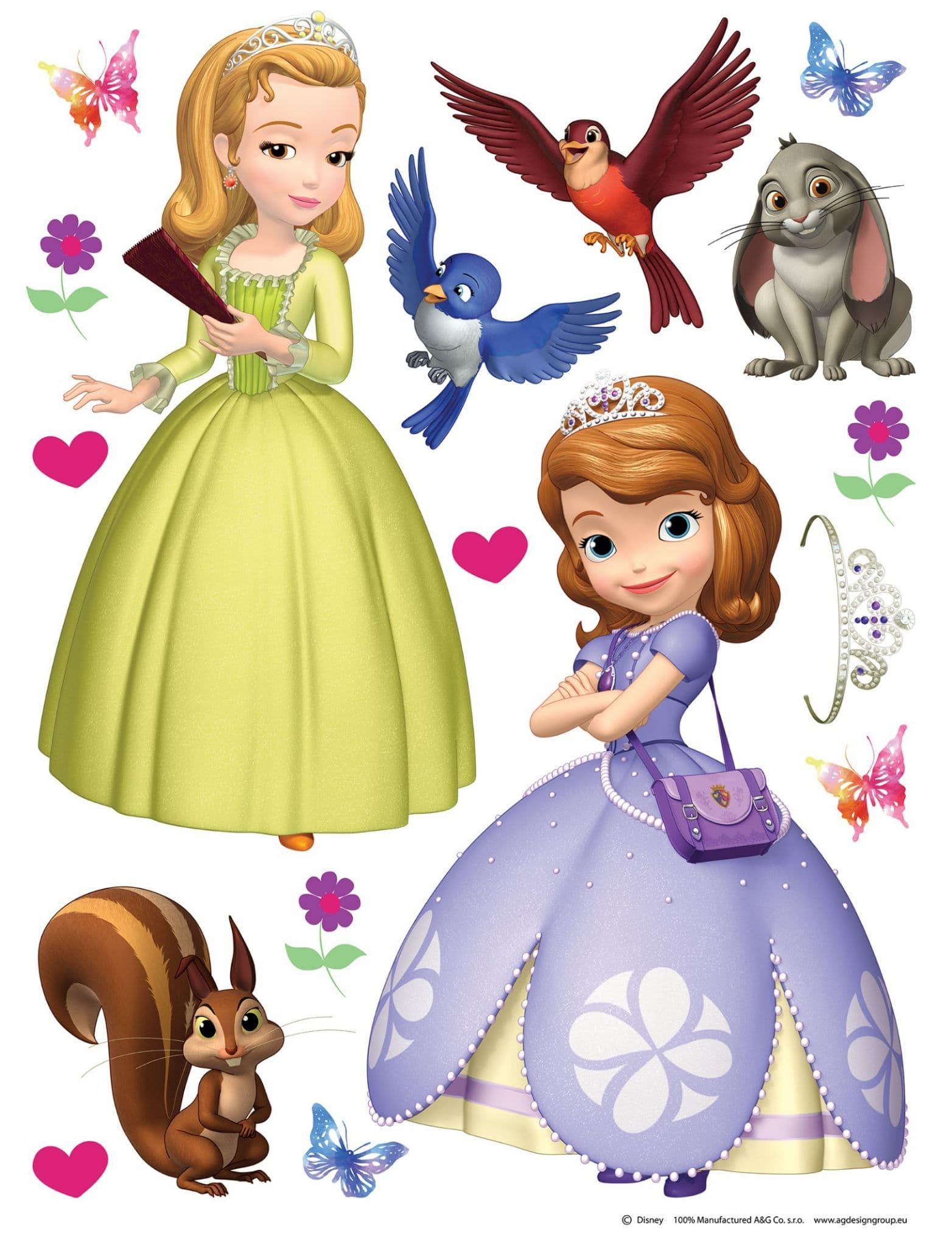 Disney Sophie Interior wall decal sticker 65x85cm | Shop online
