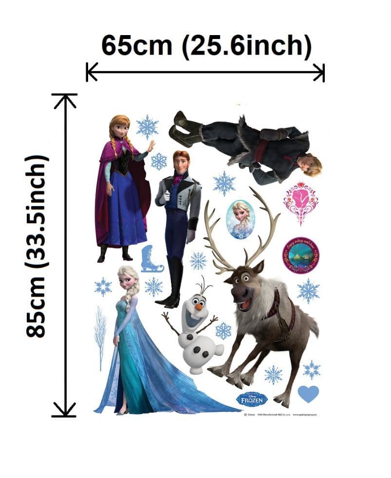 Disney Frozen Interior wall decal sticker 65x85cm | Shop online