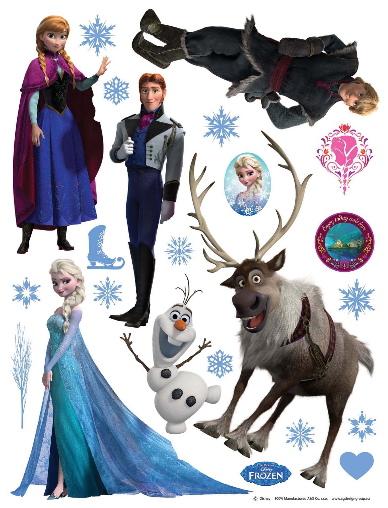 Disney Frozen Interior wall decal sticker 65x85cm | Shop online