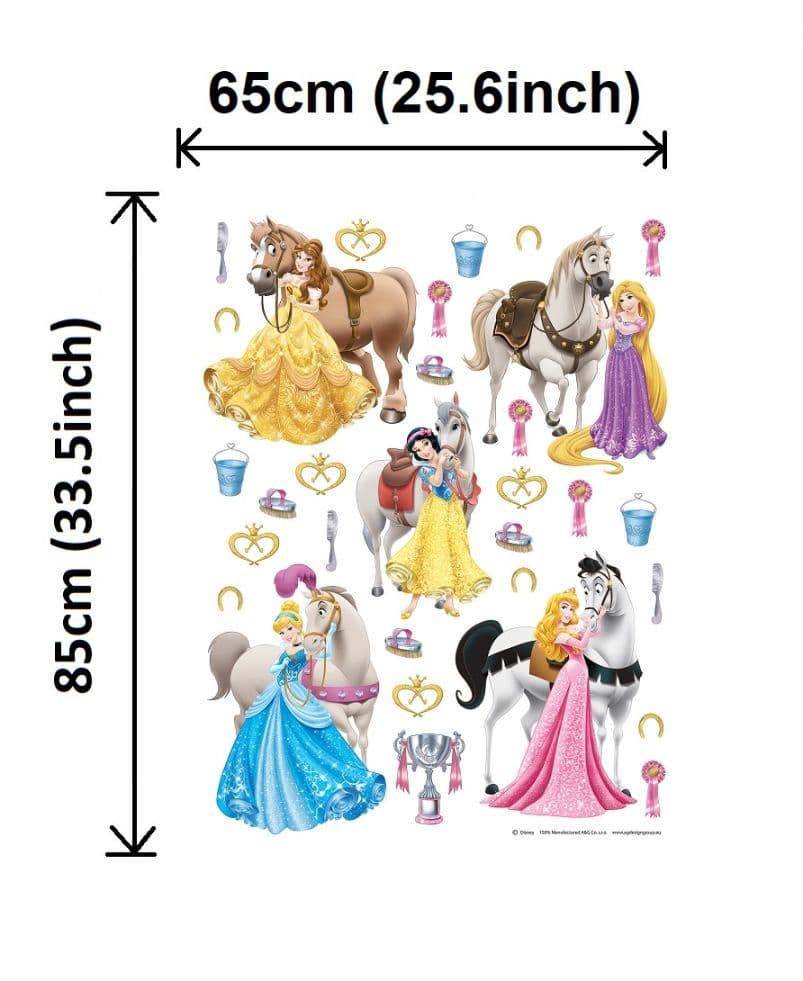 Disney Princesses Interior wall decal sticker 65x85cm | Shop online