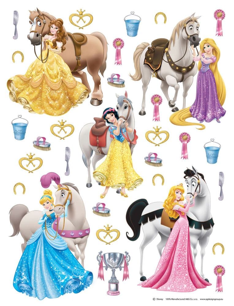 Disney Princesses Interior wall decal sticker 65x85cm | Shop online