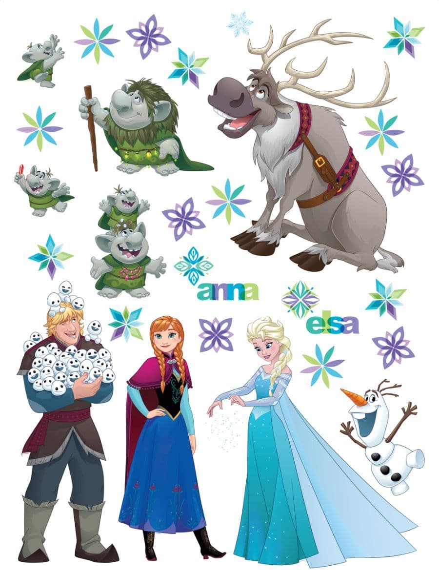 Disney Frozen Interior wall decal sticker 65x85cm | Shop online