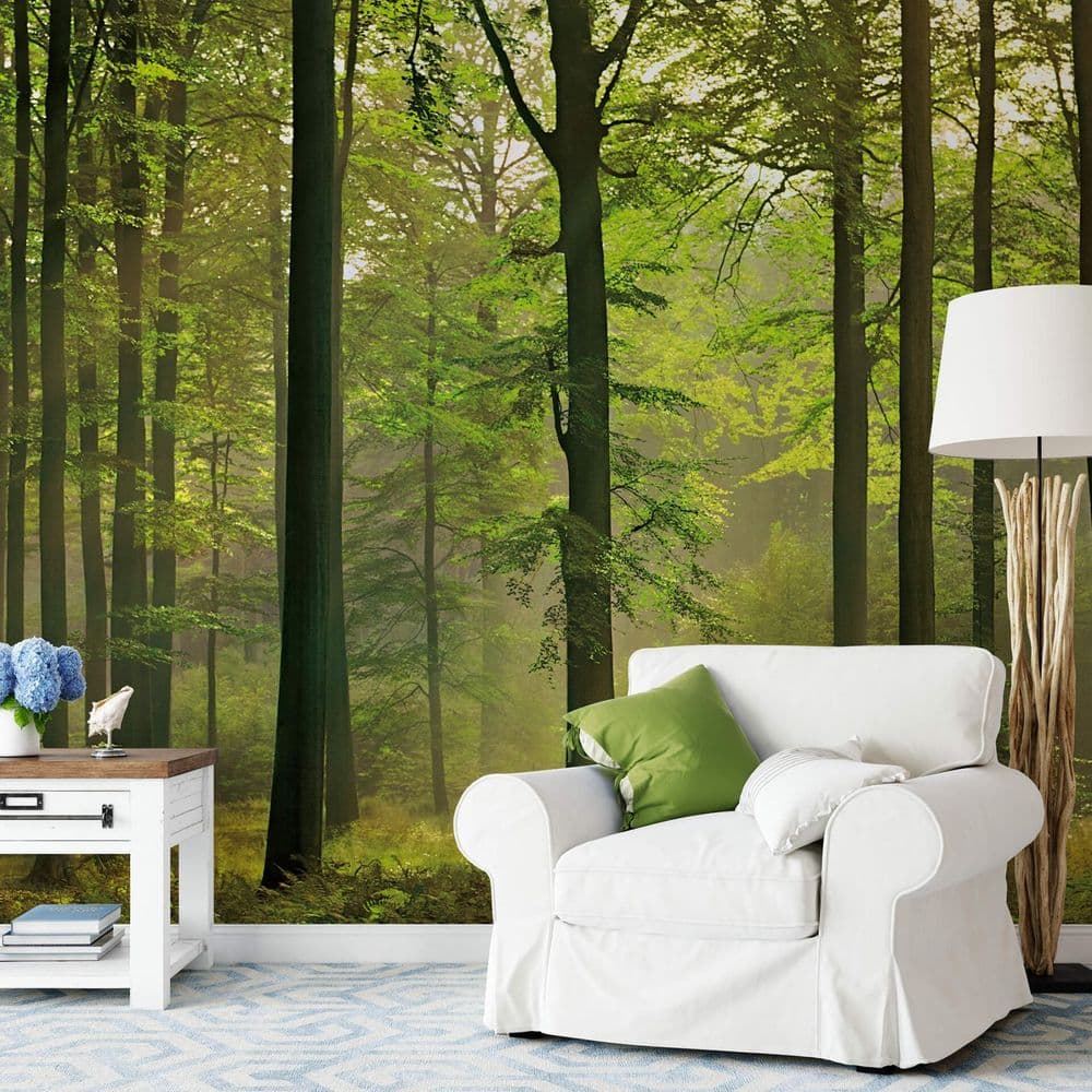 Living room photo wallpapers Forest | Shop online