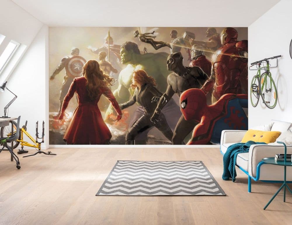 Avengers Final Battle giant wall mural wallpaper 500 x 280 cm | Shop online